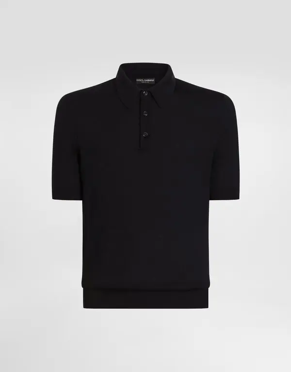 Dolce & Gabbana Cashmere Polo Shirt
