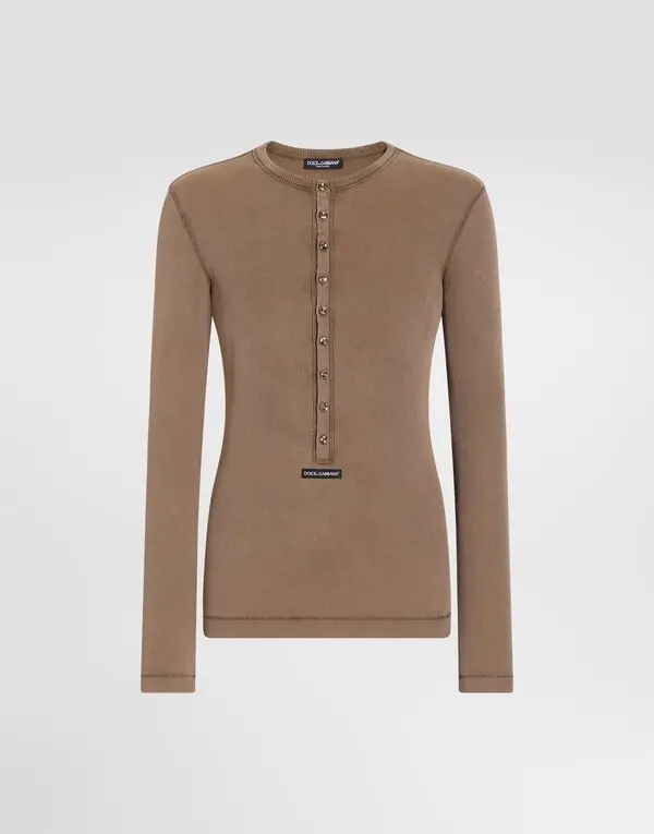 Dolce & Gabbana Serafino Ribbed T-shirt