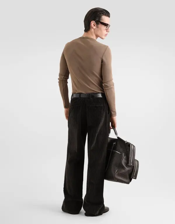 Dolce & Gabbana Serafino Ribbed T-shirt