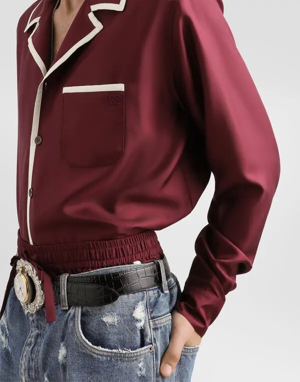 Dolce & Gabbana Vanity Silk Twill Shirt