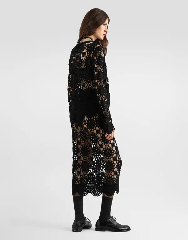 Dolce & Gabbana Crochet-knit Cardigan