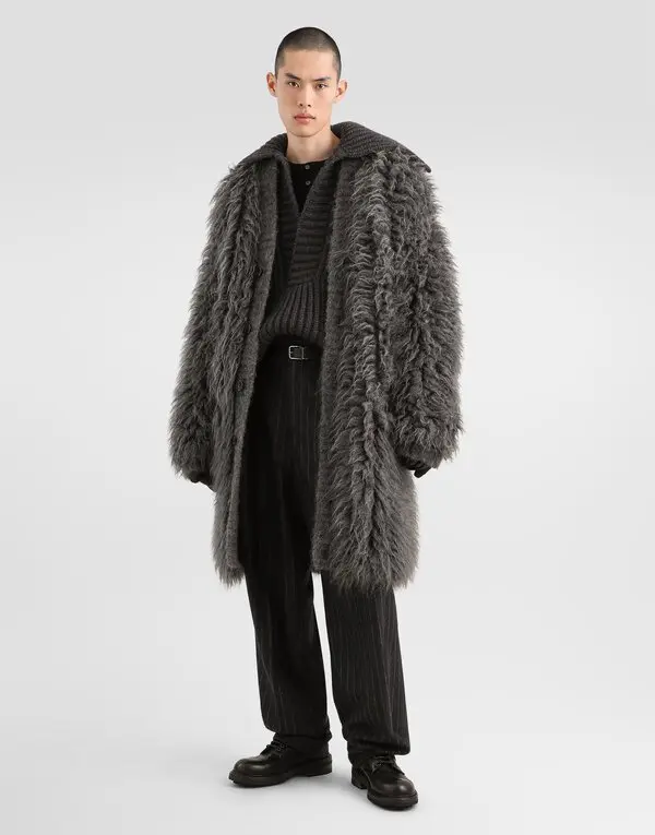 Dolce & Gabbana Fur-effect Mohair Cardigan