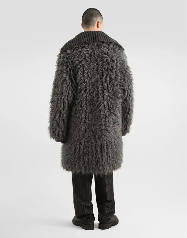 Dolce & Gabbana Fur-effect Mohair Cardigan