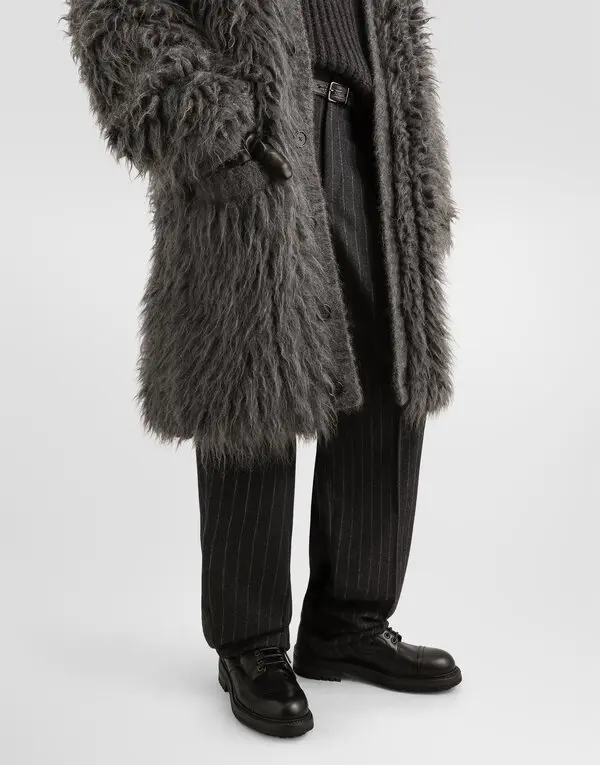 Dolce & Gabbana Fur-effect Mohair Cardigan