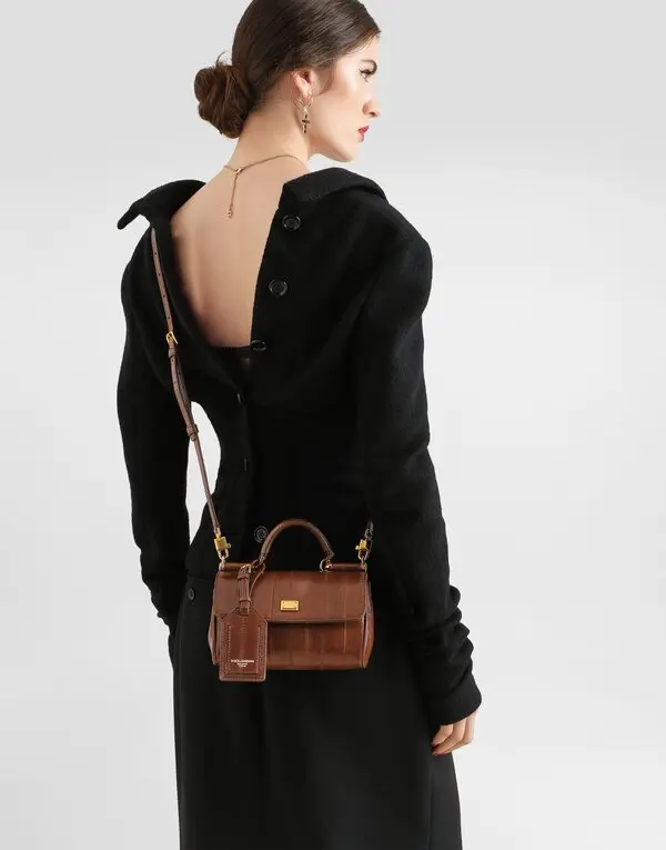 Dolce & Gabbana Mini My Sicily Eel Handbag