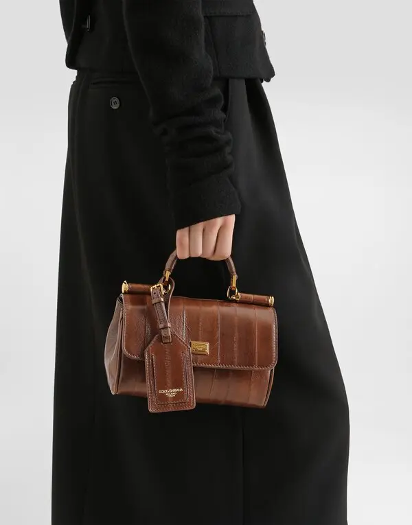 Dolce & Gabbana Mini My Sicily Eel Handbag