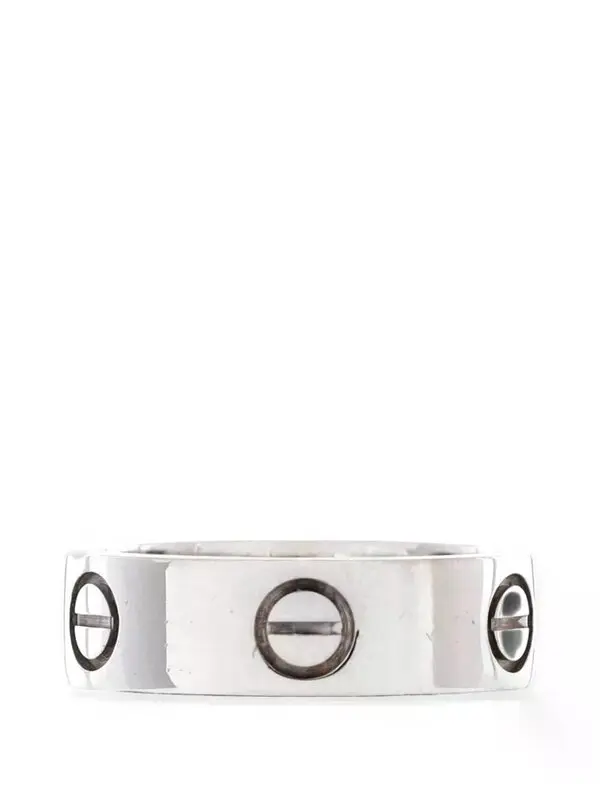 Cartier Love Band 18k White Gold Ring