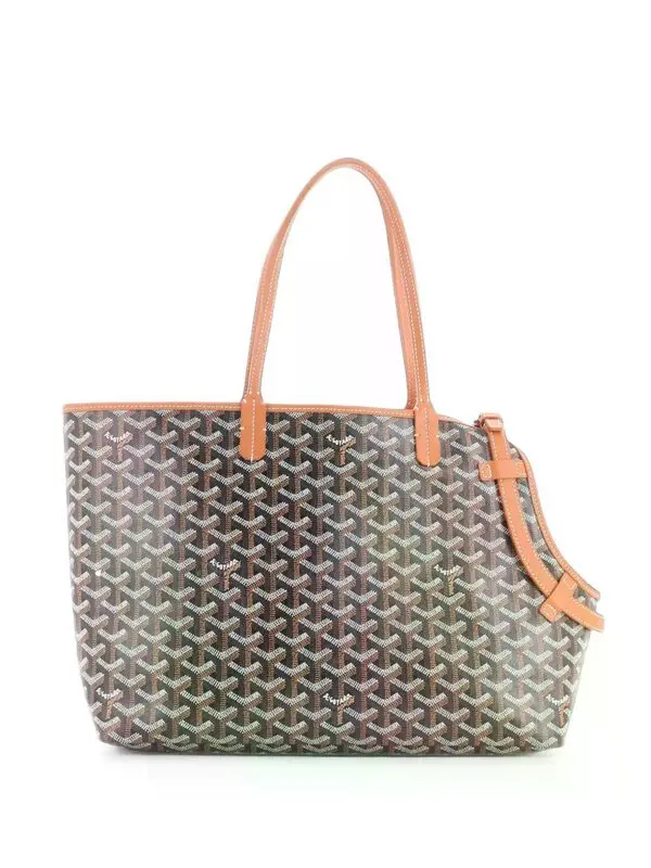 Goyard Chien Gris Pet Carrier Coated Canvas Tote Bag - Black