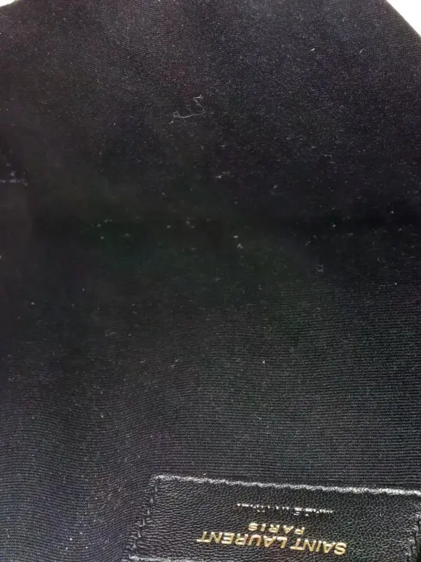 Saint Laurent Uptown Pouch Leather Clutch Bag