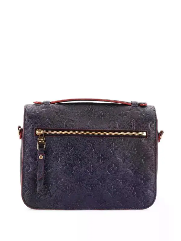 LOUIS VUITTON Pochette Metis Monogram Empreinte Leather East West Crossbody Bag