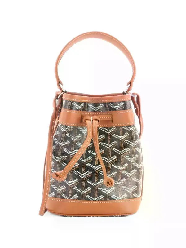 Goyard Petit Flot Coated Canvas Mini Bucket Bag