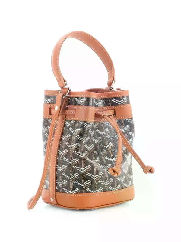 Goyard Petit Flot Coated Canvas Mini Bucket Bag