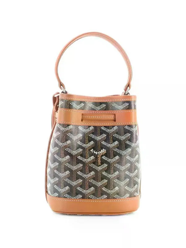 Goyard Petit Flot Coated Canvas Mini Bucket Bag