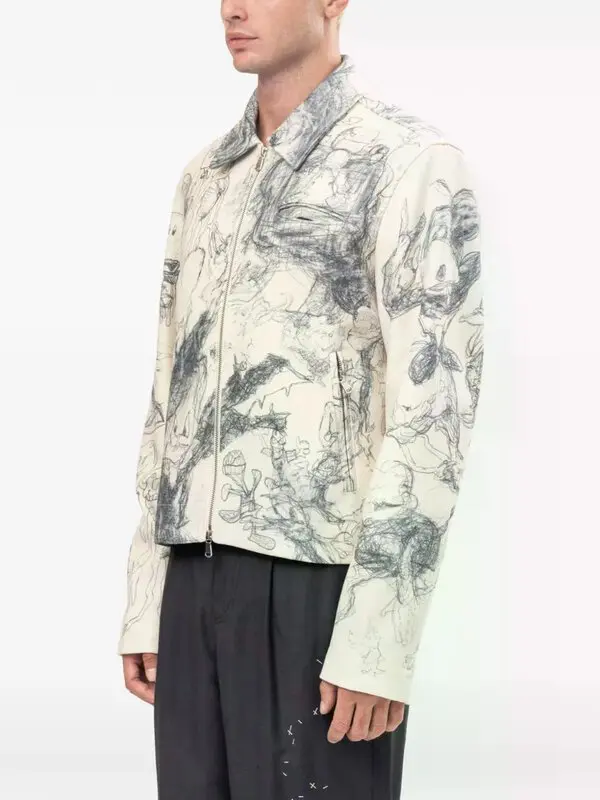 DOMREBEL Drawings Sketch-print Jacket