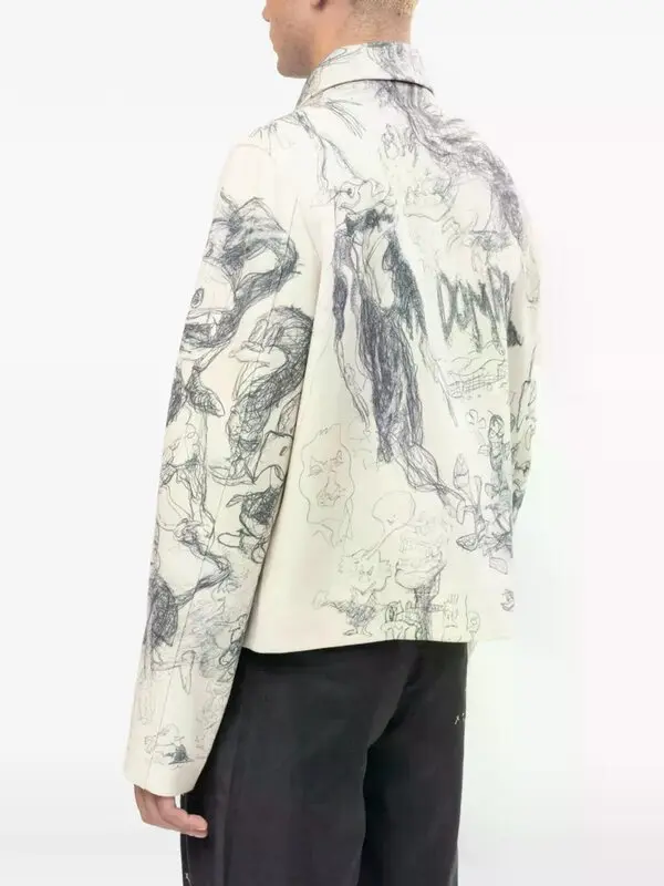 DOMREBEL Drawings Sketch-print Jacket