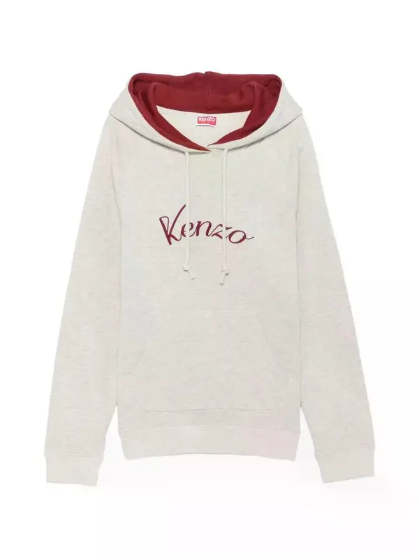Kenzo Logo-embroidered Zip-hood Hoodie