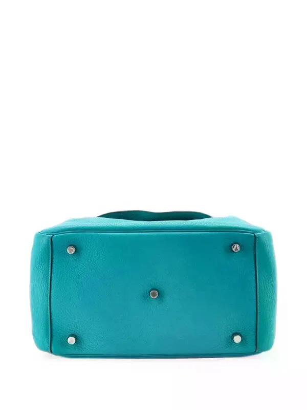 Hermès Lindy Bag Clemence 30 Shoulder Bag - Blue