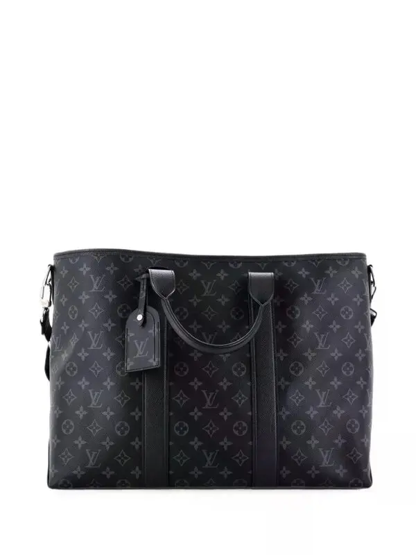 LOUIS VUITTON Weekend Nm Monogram Taigarama Tote Bag