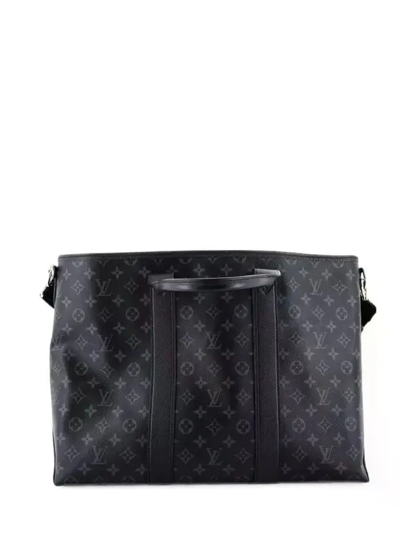 LOUIS VUITTON Weekend Nm Monogram Taigarama Tote Bag