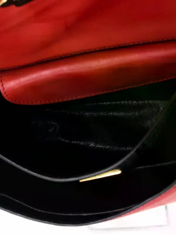 Prada Cahier Leather And Saffiano Leather Small Crossbody Bag - Black