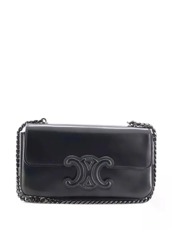 Celine Triomphe Chain Leather Small Shoulder Bag