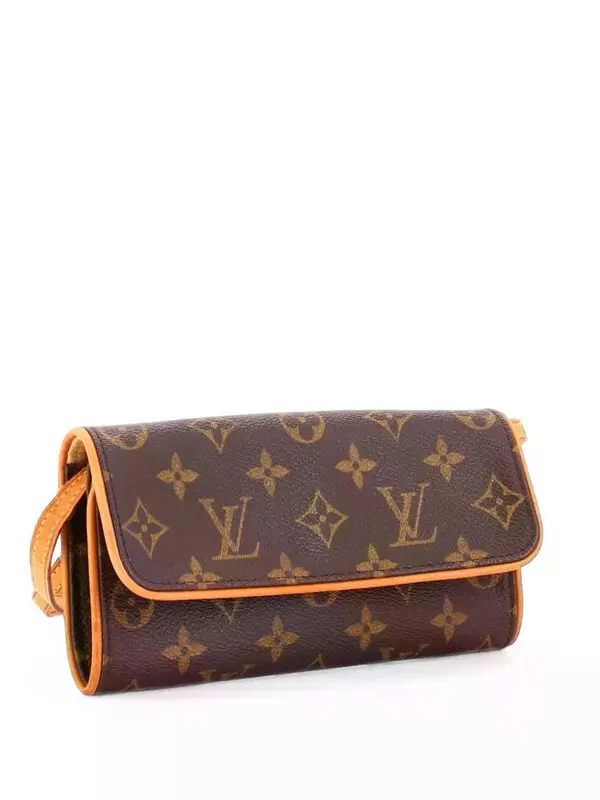 LOUIS VUITTON Twin Handbag Monogram Canvas Pm Crossbody Bag
