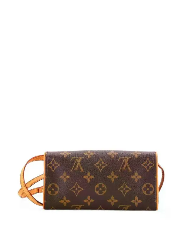 LOUIS VUITTON Twin Handbag Monogram Canvas Pm Crossbody Bag