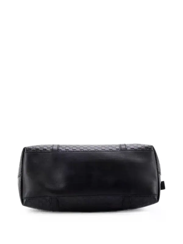 Gucci Margaux Tote Microguccissima Leather Small Satchel - Black