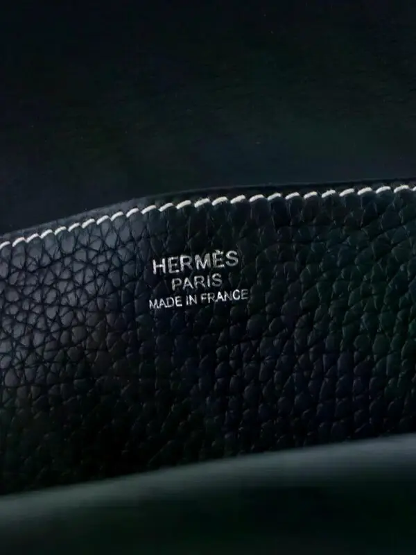Hermès Halzan Bag Clemence 31 Shoulder Bag - Green