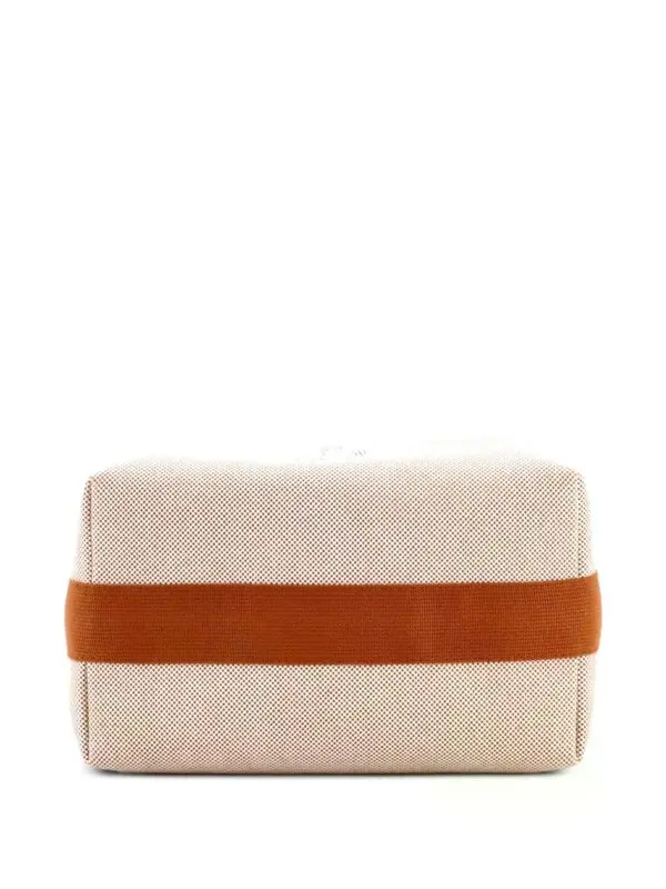 Hermès Bride-a-brac Cabriole Travel Case Toile Gm Pouch