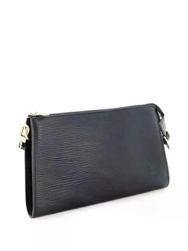 LOUIS VUITTON Pochette Accessoires Epi Leather Clutch Bag