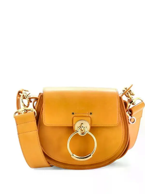 Chloé Tess Bag Leather Small Shoulder Bag - Yellow