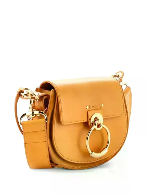 Chloé Tess Bag Leather Small Shoulder Bag - Yellow
