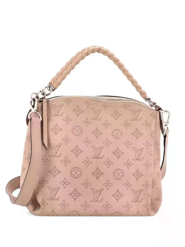 LOUIS VUITTON Babylone Handbag Mahina Leather Bb Hobo Bag