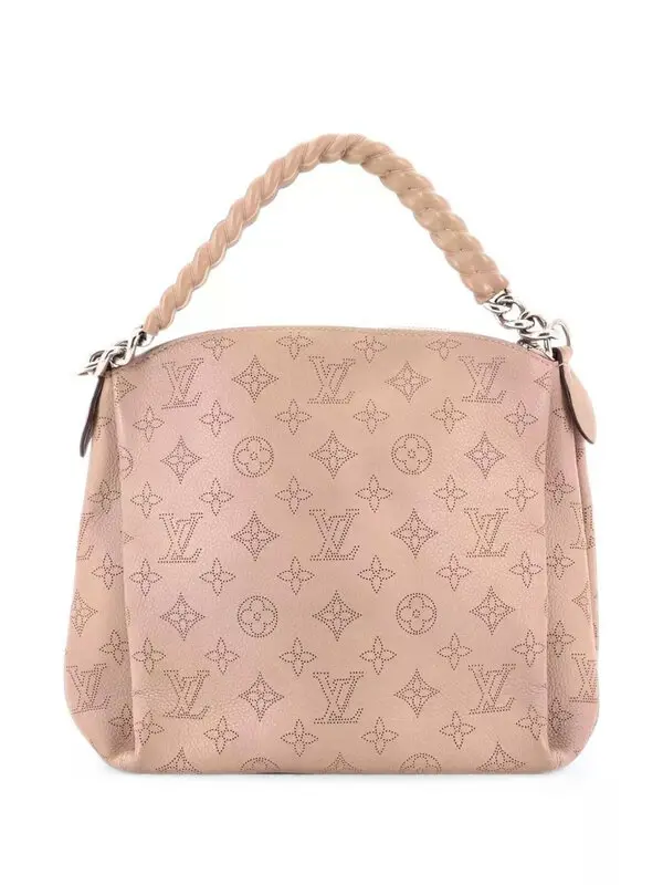 LOUIS VUITTON Babylone Handbag Mahina Leather Bb Hobo Bag