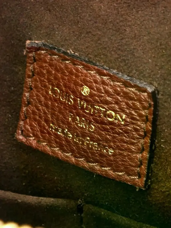 LOUIS VUITTON Lunar Handbag Mahina Leather Pm Satchel - Brown