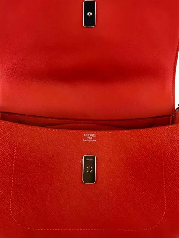 Hermès Harnais Epsom And Tadelakt Shoulder Bag