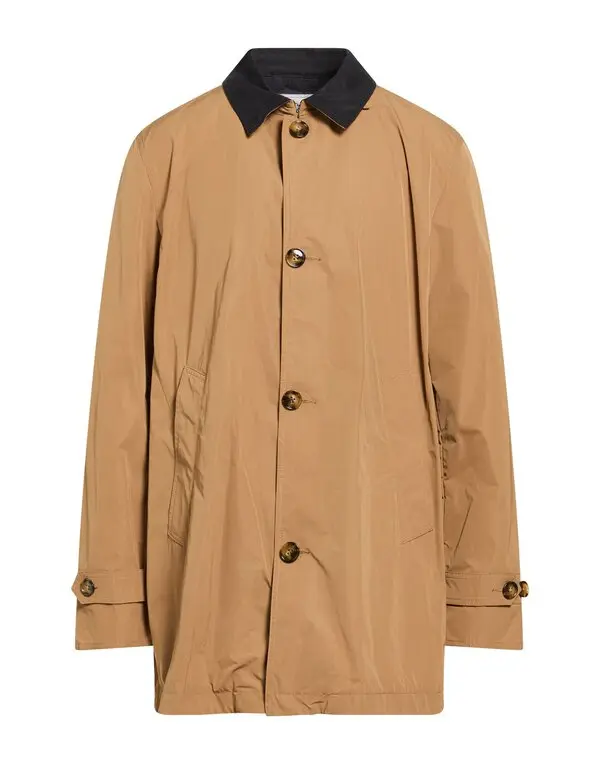 Woolrich Overcoat & Trench Coat Camel Size Textile Fibers