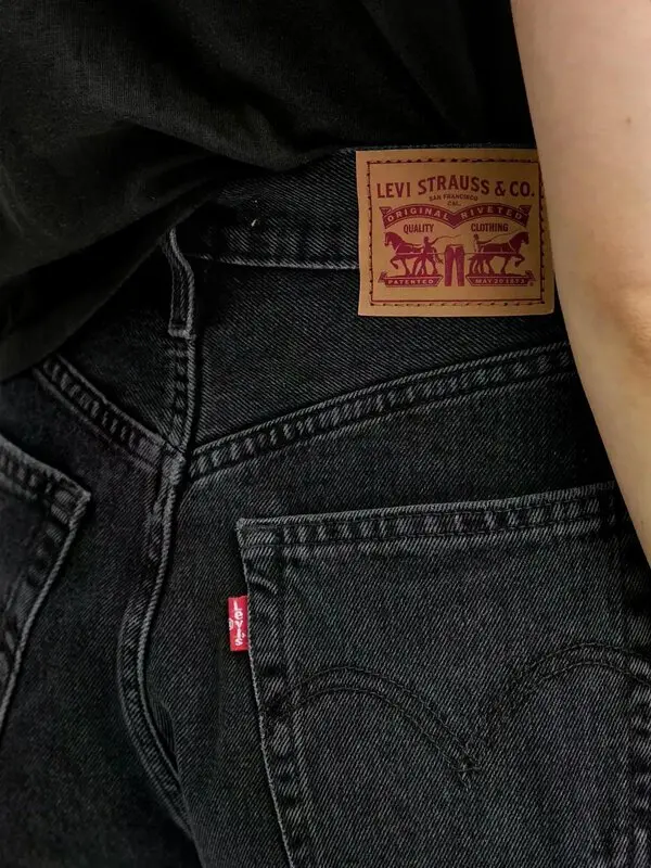 LEVI'S High-waisted Denim Shorts