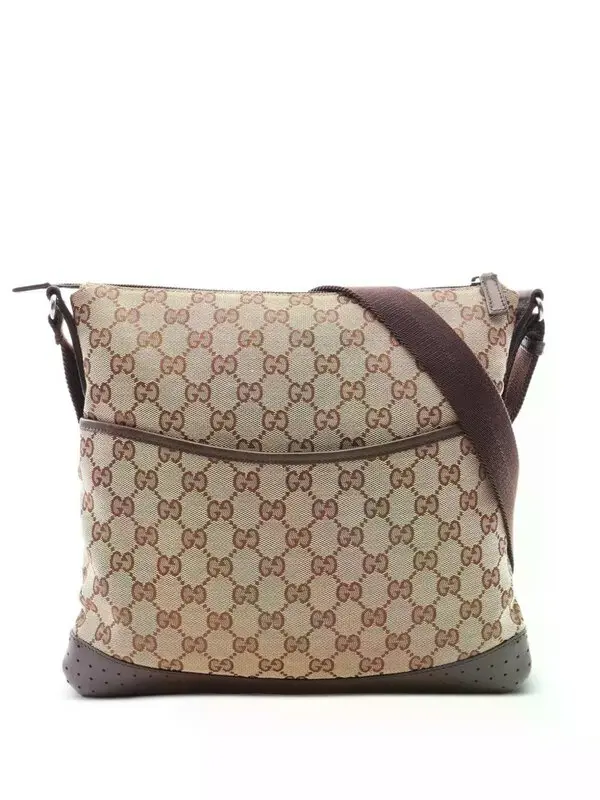 Gucci 2000s Gg Canvas Shoulder Bag