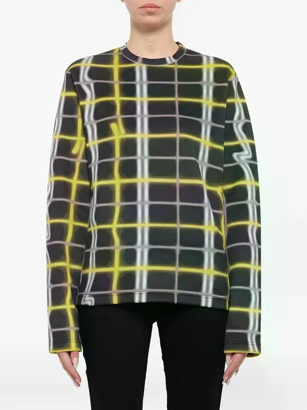Kenzo Check-print Long-sleeve T-shirt