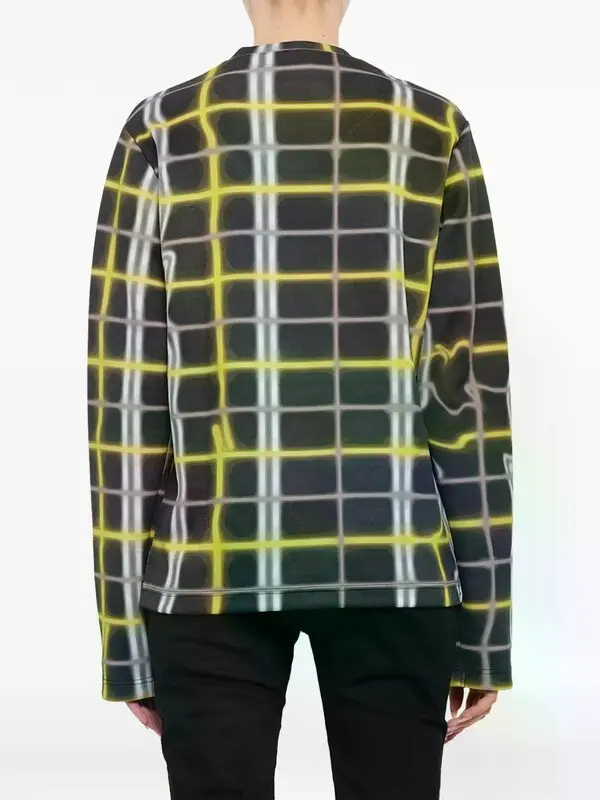 Kenzo Check-print Long-sleeve T-shirt