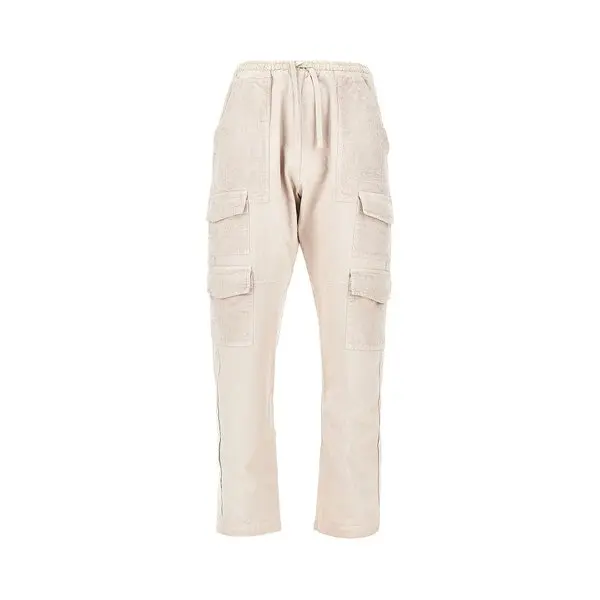 MAUNA KEA Canva And Corduroy Cargo Pant - Beige