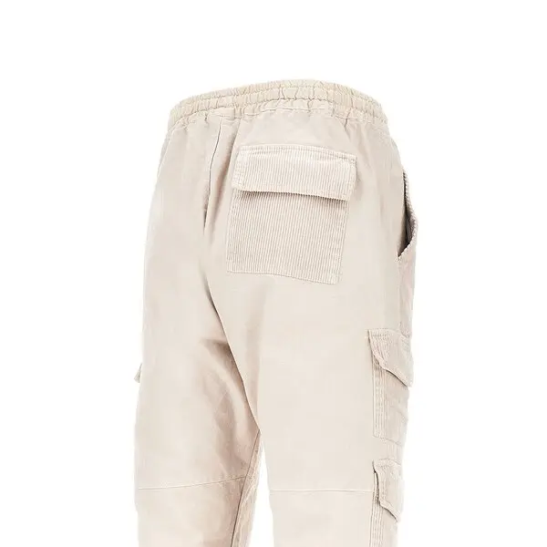 MAUNA KEA Canva And Corduroy Cargo Pant - Beige