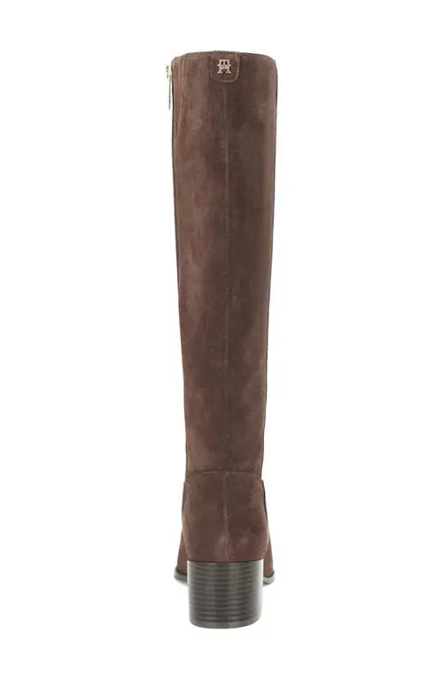 Tommy Hilfiger Juletta Knee High Boot - Dark Brown