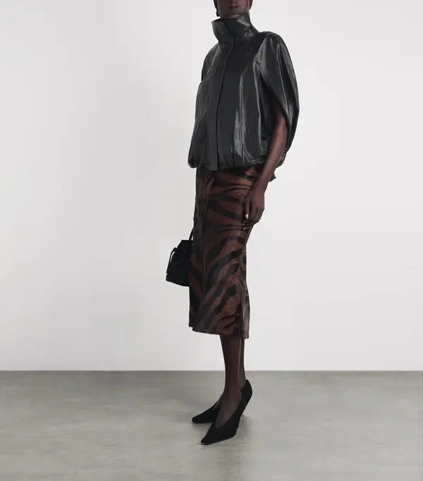 Simkhai Nappa Jada Leather Jacket