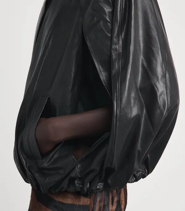Simkhai Nappa Jada Leather Jacket