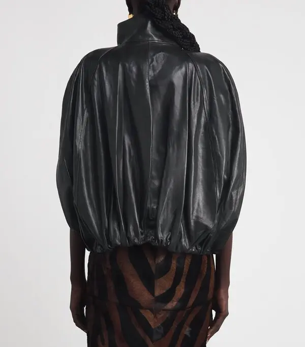Simkhai Nappa Jada Leather Jacket