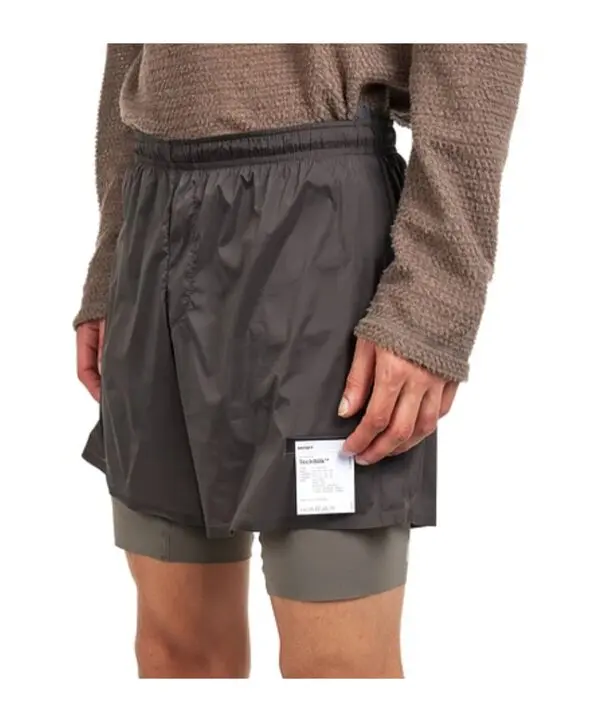 Satisfy Techsilk 8' Layered Running Shorts - Flowsand