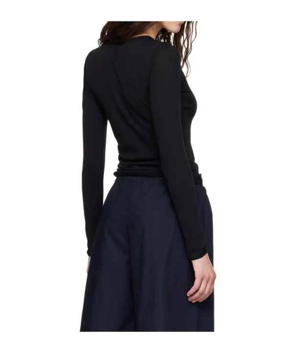FLORE FLORE Olivia Long-sleeve T-shirt - Black